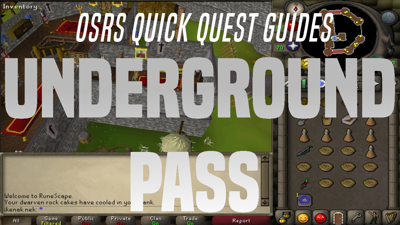 Quick Quest Guides - Underground Pass 22:53 - YouTube