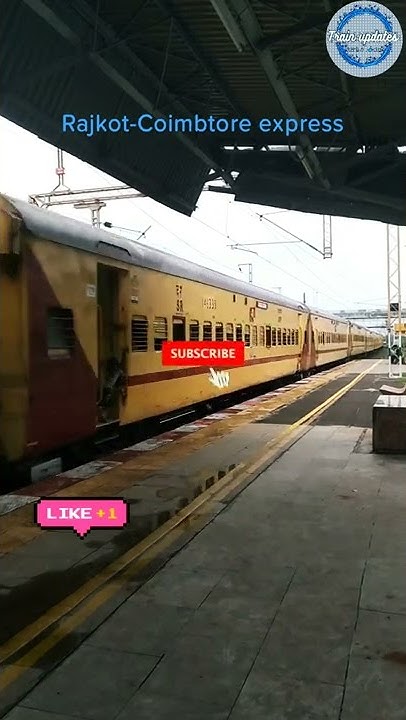 16613 Rajkot-coimbatore express | राजकोट-कोयम्बतुर | utran surat | - YouTube