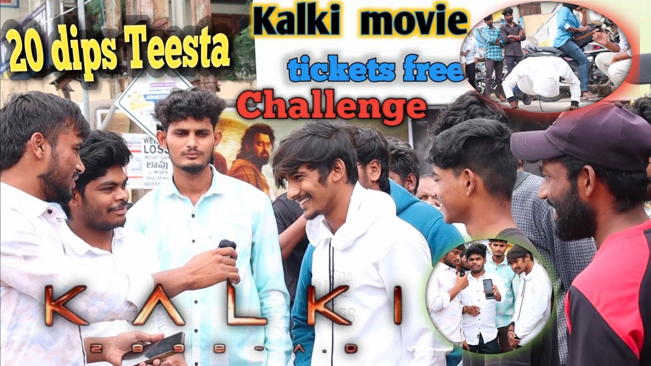 Challeng on Public || 20 Dips Challenge | Win KalKi Movie Tickets ...