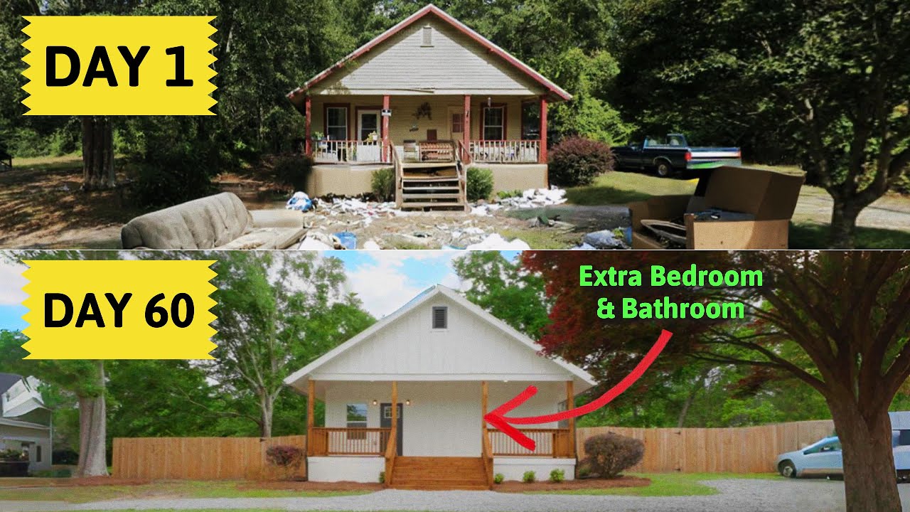 HOARDER HOUSE RENOVATION | Tour Before & After - YouTube