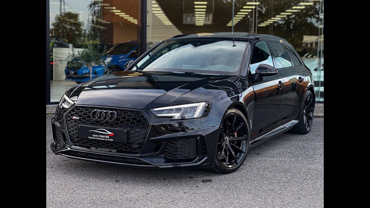 2019 AUDI RS4 Avant 2.9 Quattro Black Edition - YouTube