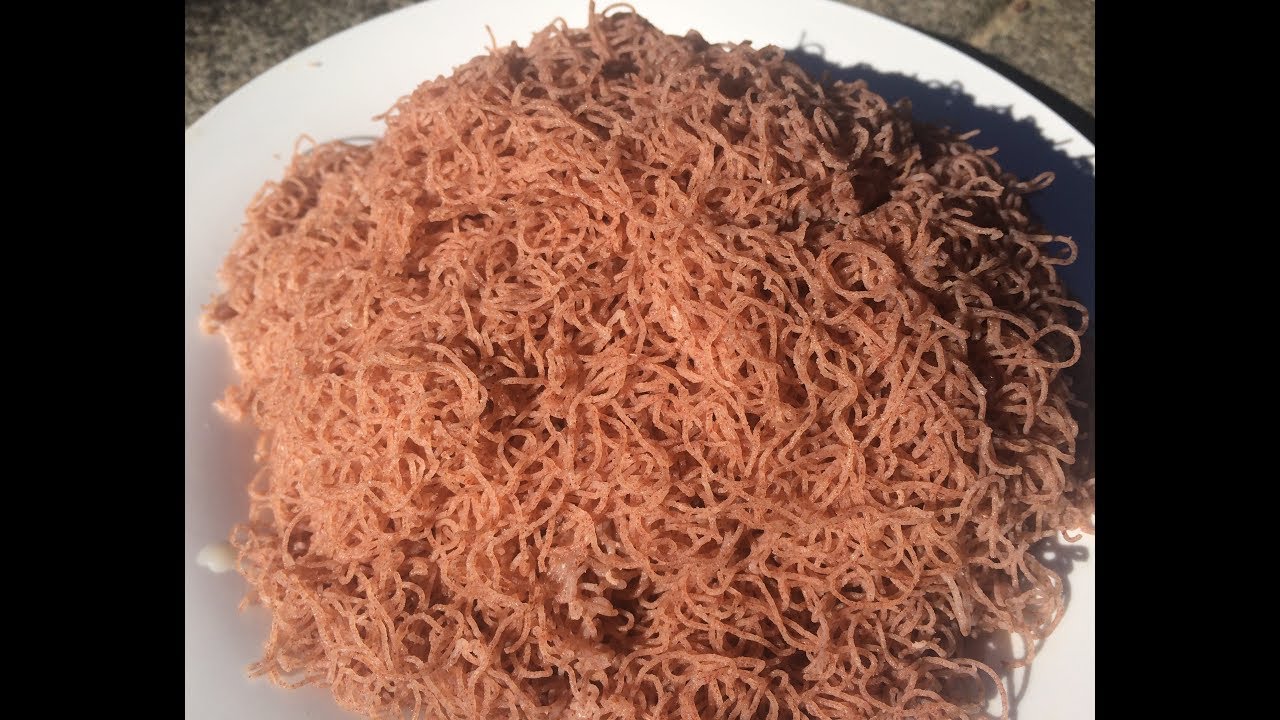 தமிழ் - Roasted Red Rice Flour Iddiyappam/String Hoppers by Genie Mum ...