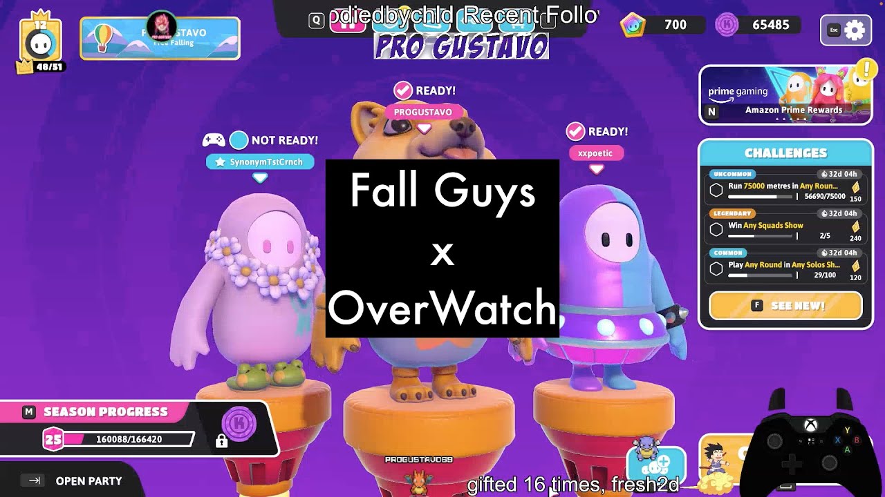 Fall Guys X Overwatch FUNNY MOMENTS - YouTube