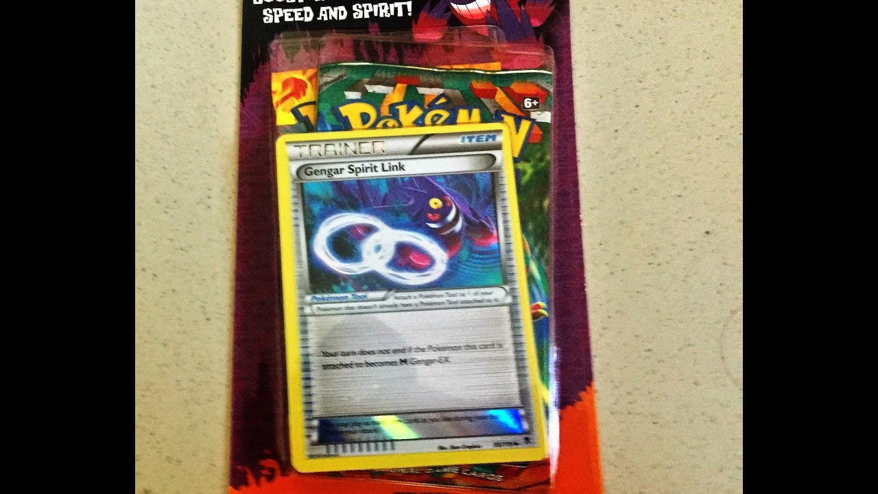 OPENING A Gengar Spirit Link Blister!!! - YouTube