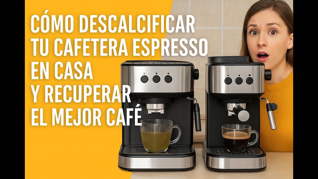Cómo Descalcificar Tu Cafetera Espresso en Casa y Recuperar el Mejor ...