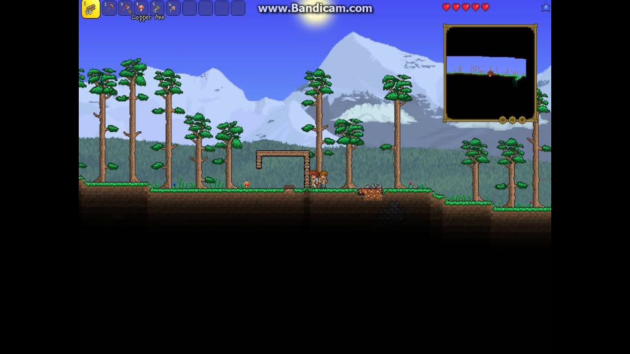 why gold worm | Terraria lets play part one - YouTube