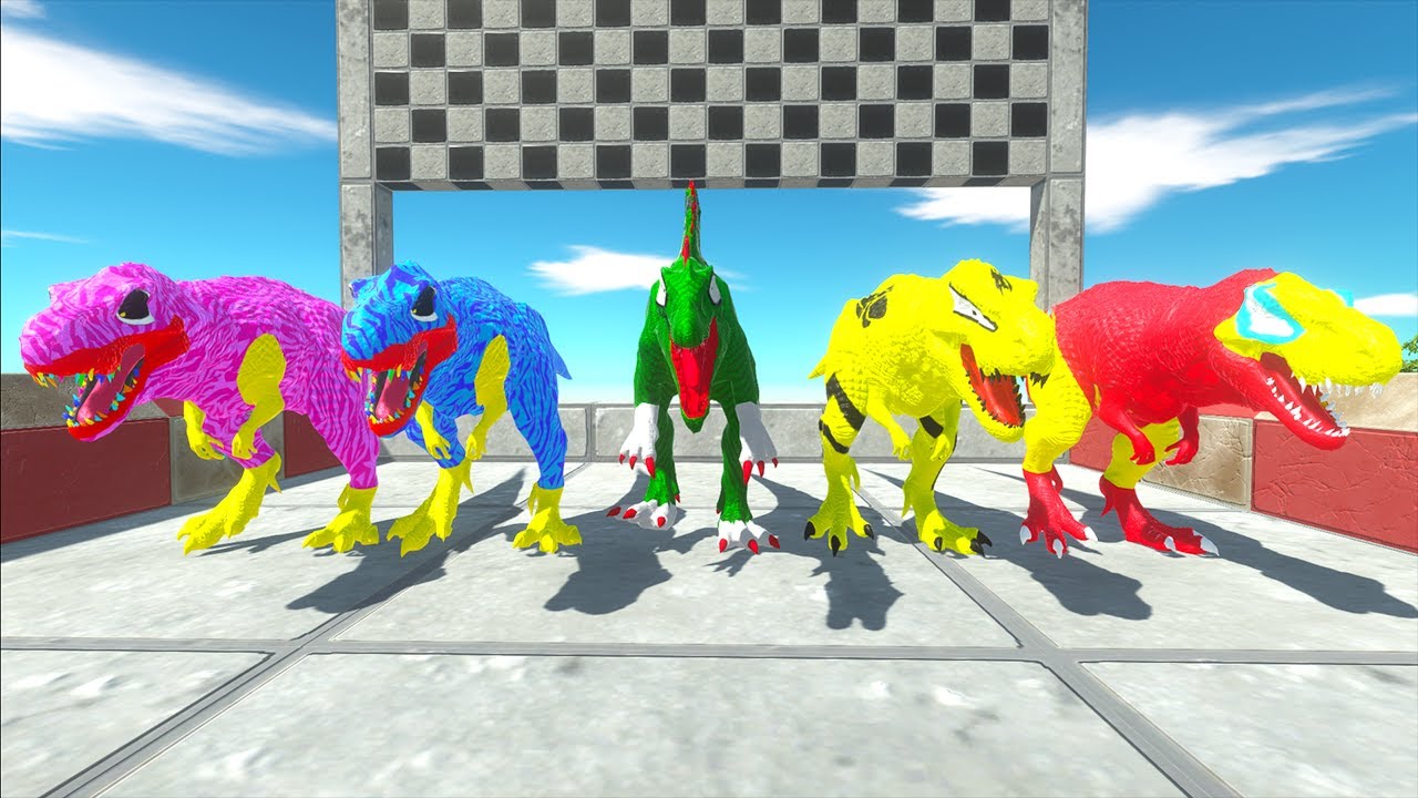 Jurassic World Evolution Dinosaur Hunting Race Championship T-rex ...