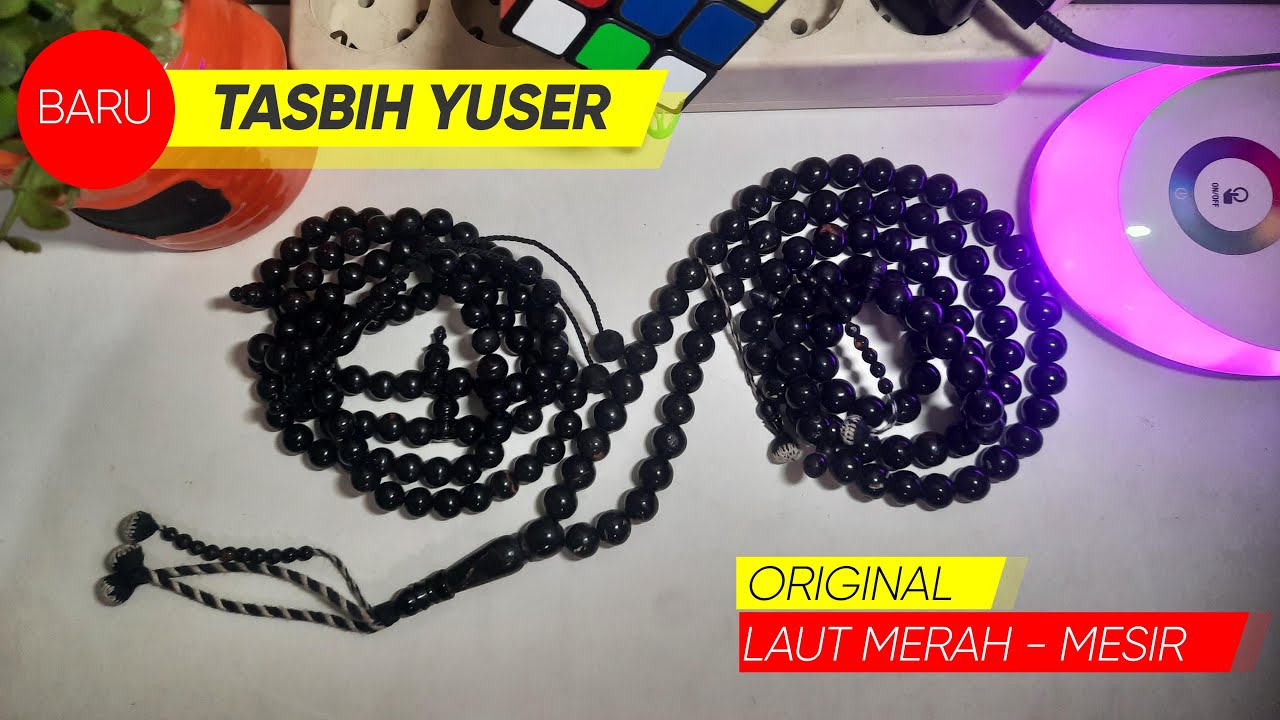 Tasbih Yuser 100% Original Asli Laut Merah Mesir - Dia 12mm!!! - YouTube