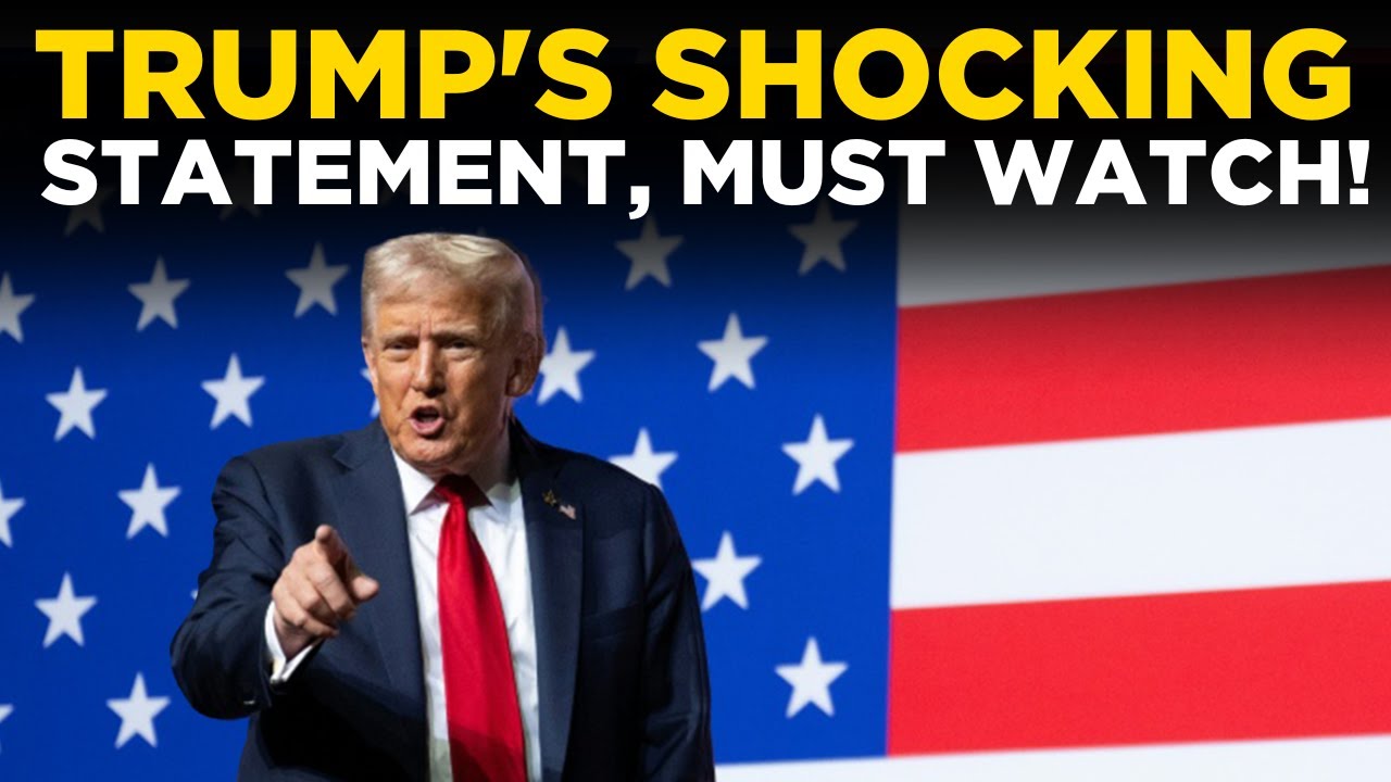 Donald Trump LIVE: Major Announcement Rocks the Nation Watch Now! | US ...