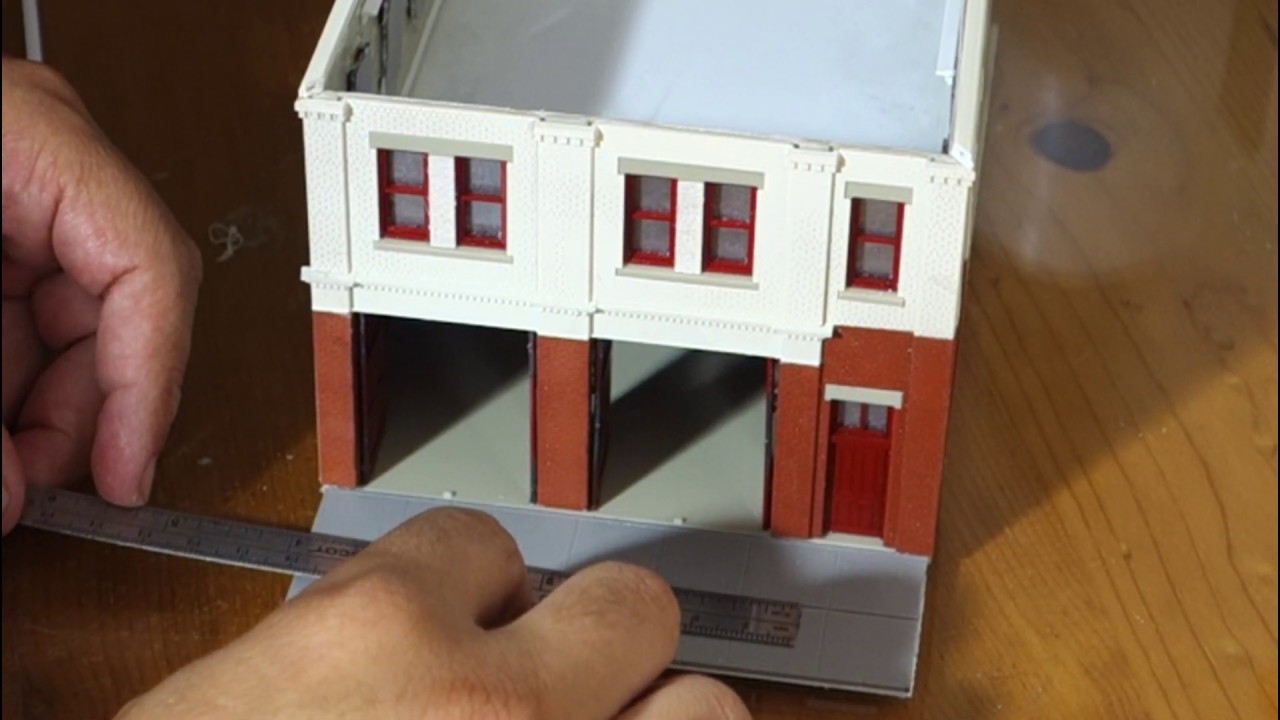 2 Bay Firehouse Kitbash Part 3: Big Details - YouTube