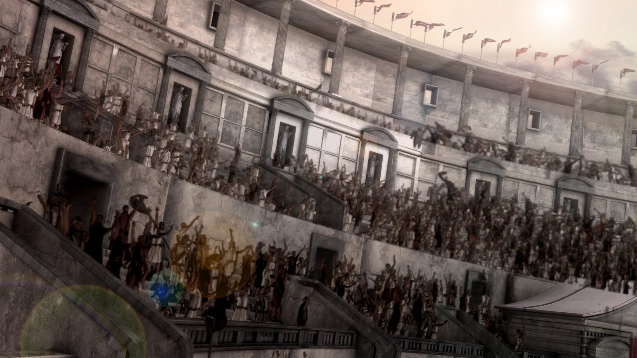 History of the Roman Colosseum - Naumaquias - YouTube