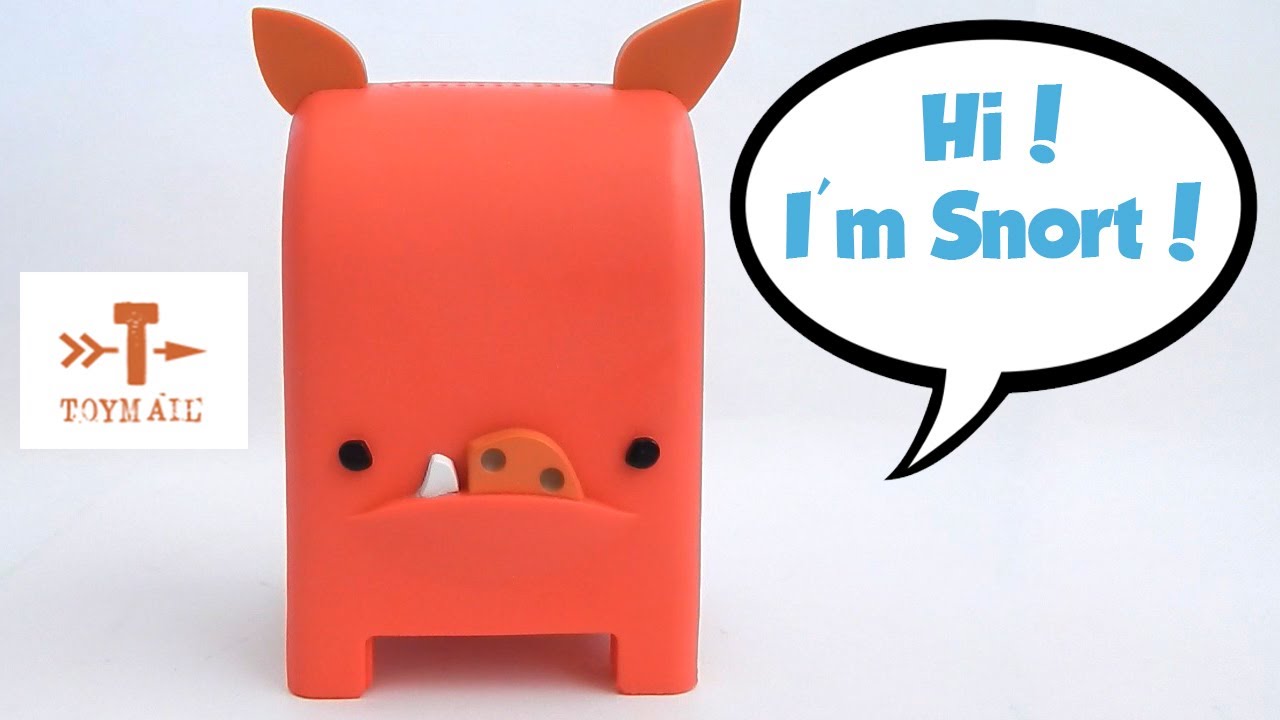 Toymail Mailman Snort the Pig Toy Review - YouTube
