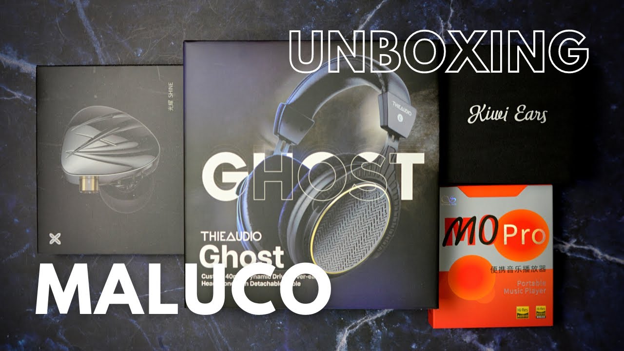[Áudio - Unboxing Maluco] Thieaudio Ghost, Kiwi Orchestra Lite, Shanling M0 Pro, Joyodio Shine ...
