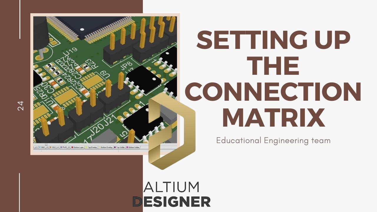 Setting Up the Connection Matrix - YouTube