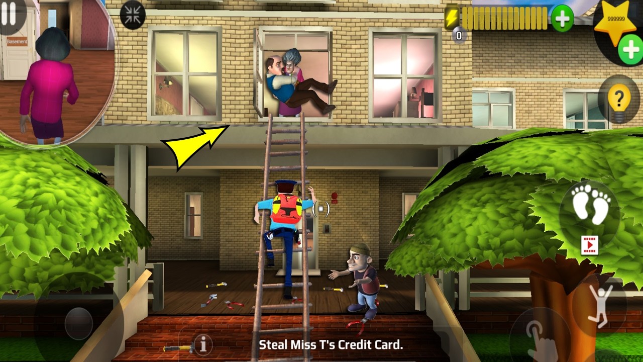 Scary Teacher 3D - New updater - troll Miss T fell face down so fun ...