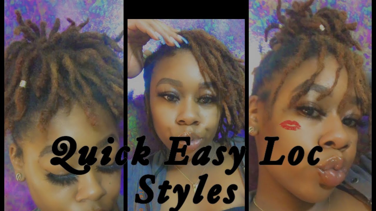 7 EASY QUICK LOC STYLES (Medium Length) ‼️ - YouTube