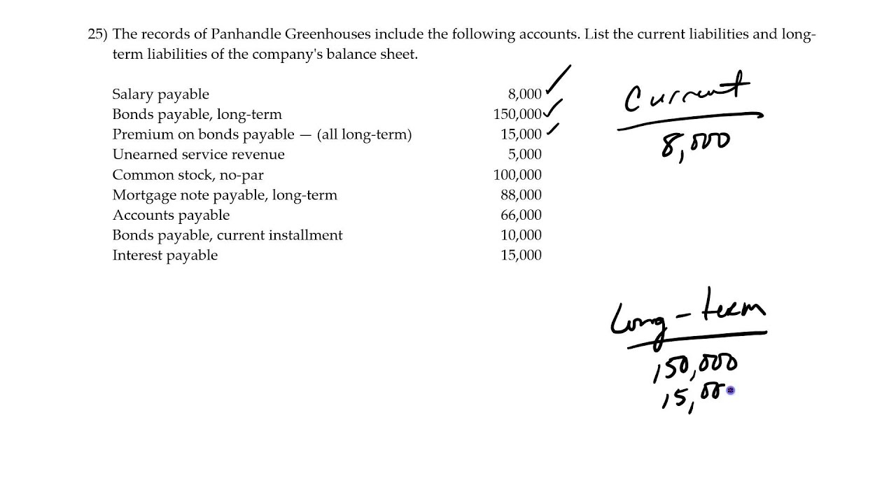 Separate Current From Long Term Liabilities YouTube separate-current-from-long-term-liabilities-youtube