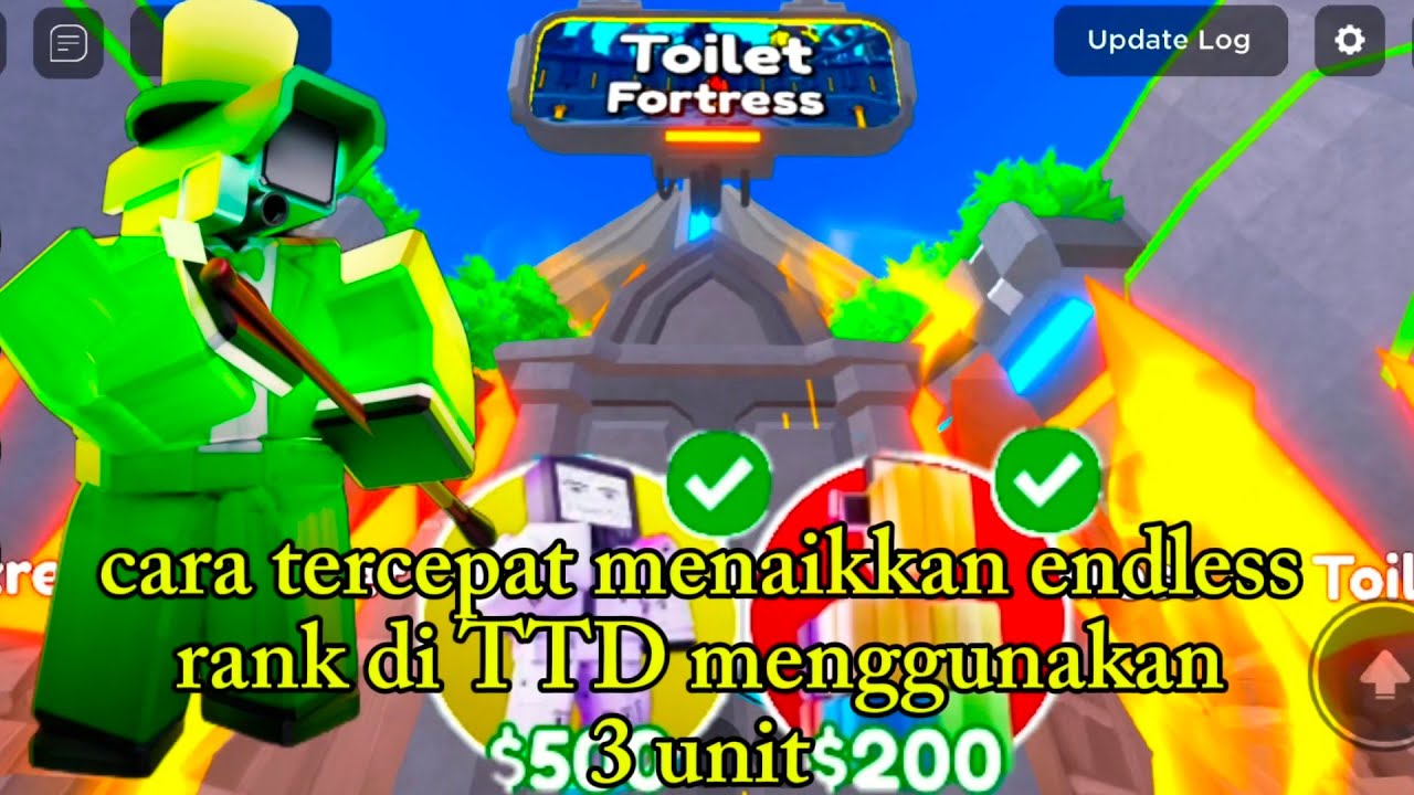 cara tercepat menaikkan endless rank di TTD menggunakan 3 unit (16 ...
