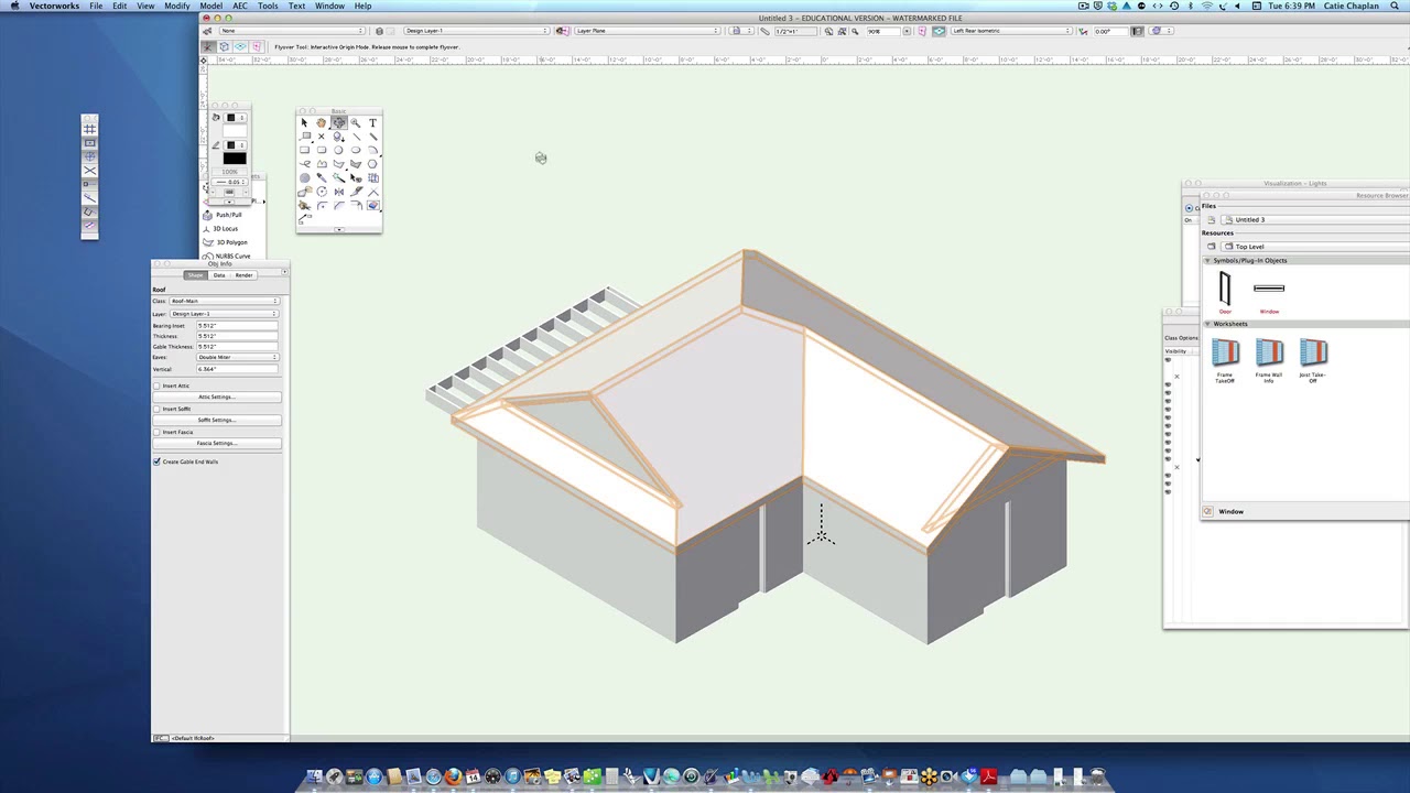 WEEK 5: Create Roof and Roof Face - YouTube