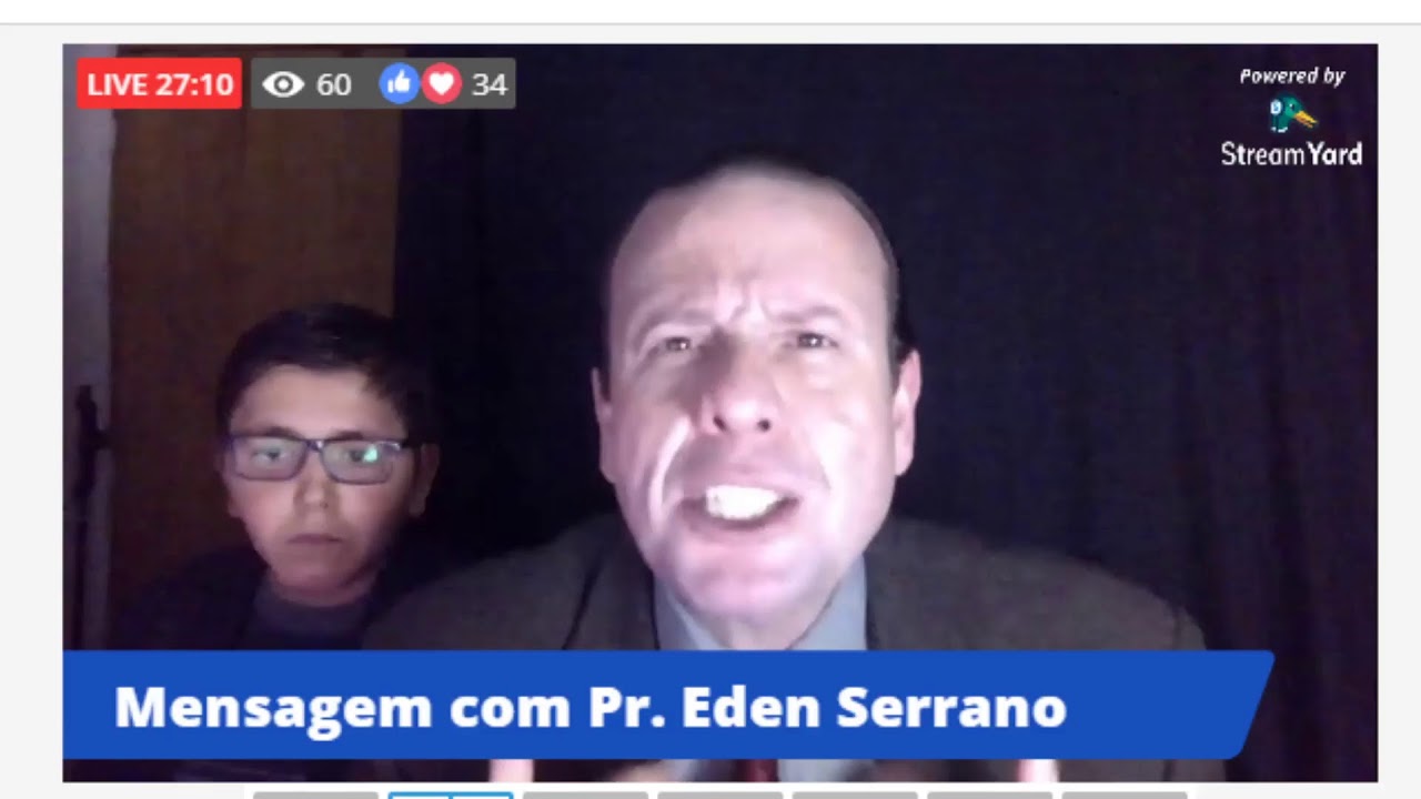 Mensagem: Pr. Eden Serrano (23/08/2020) - YouTube