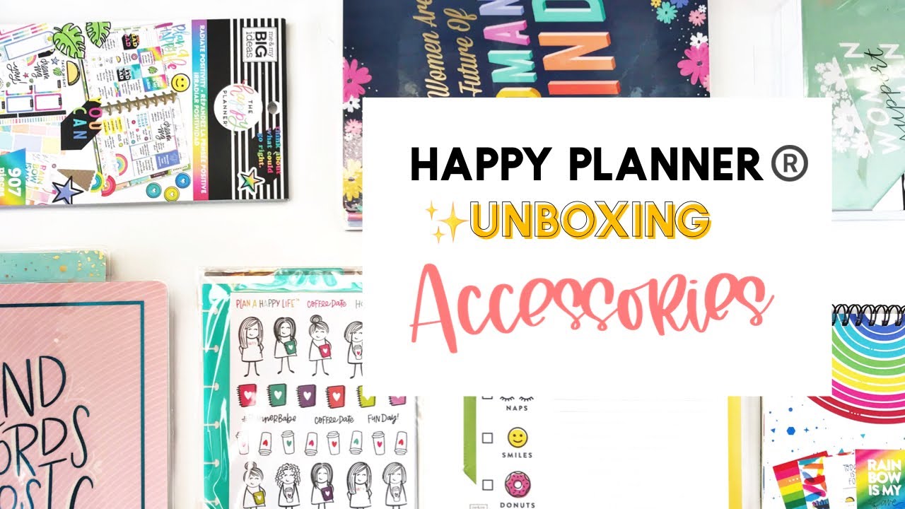Happy Planner®️ UNBOXING- ACCESSORIES!!! (Part 2) - YouTube