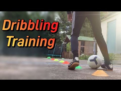 A SIMPLE Dribbling Training Session for Footballers! - YouTube