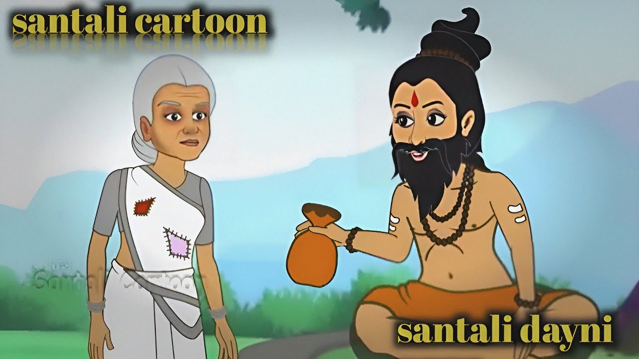 dayni new santali cartoon video 2023 /santali cartoon/sa santali katun ...
