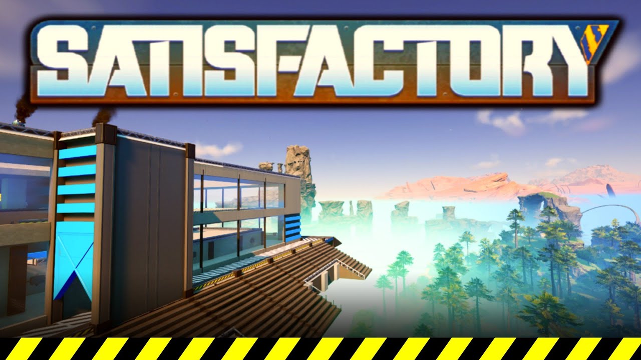 BUILDING a POWER TOWER! - Satisfactory Update 1.1 LIVE - YouTube