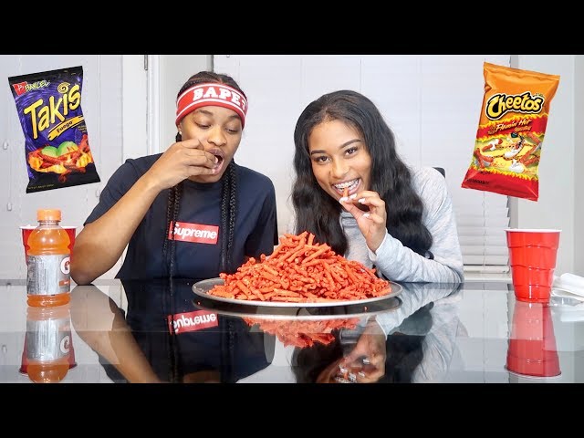 Hot Cheetos And Takis Challenge