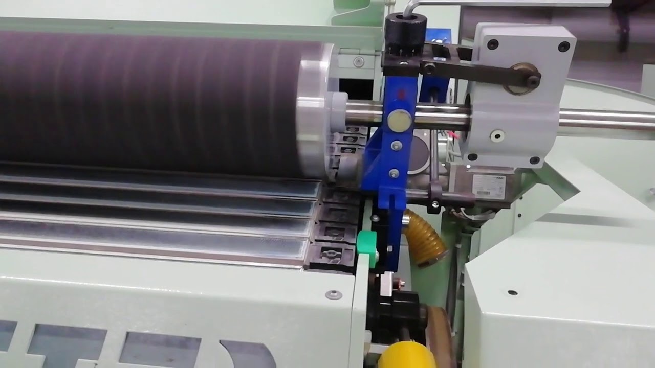 Rieter carding C-70 Flat Grinding system. - YouTube
