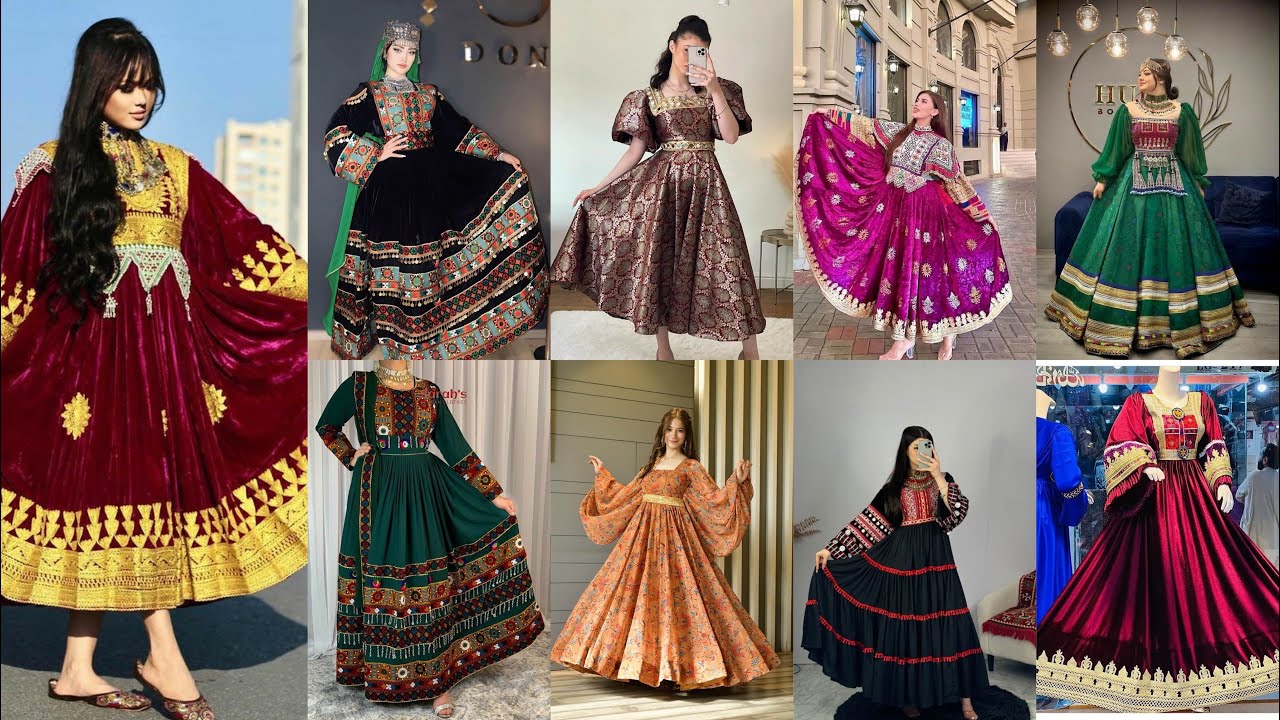 Afghan Dress Designs 2024 | afghan traditional attire | latest afghani ...