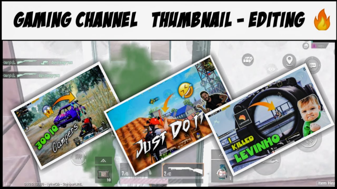 How to Create Thumbnail like Gamexpro levinho Legend X | PixelLab ...