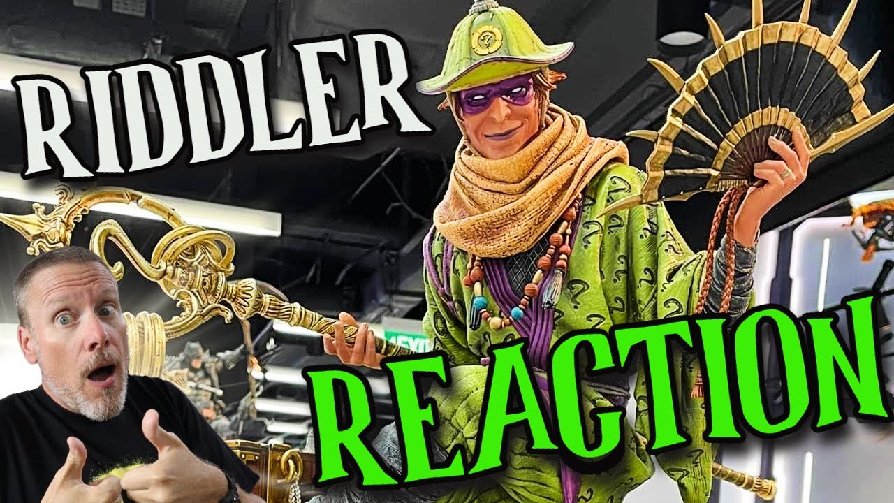 REACTION: Samurai Riddler 1/4 Statue By XM Studios!! - YouTube