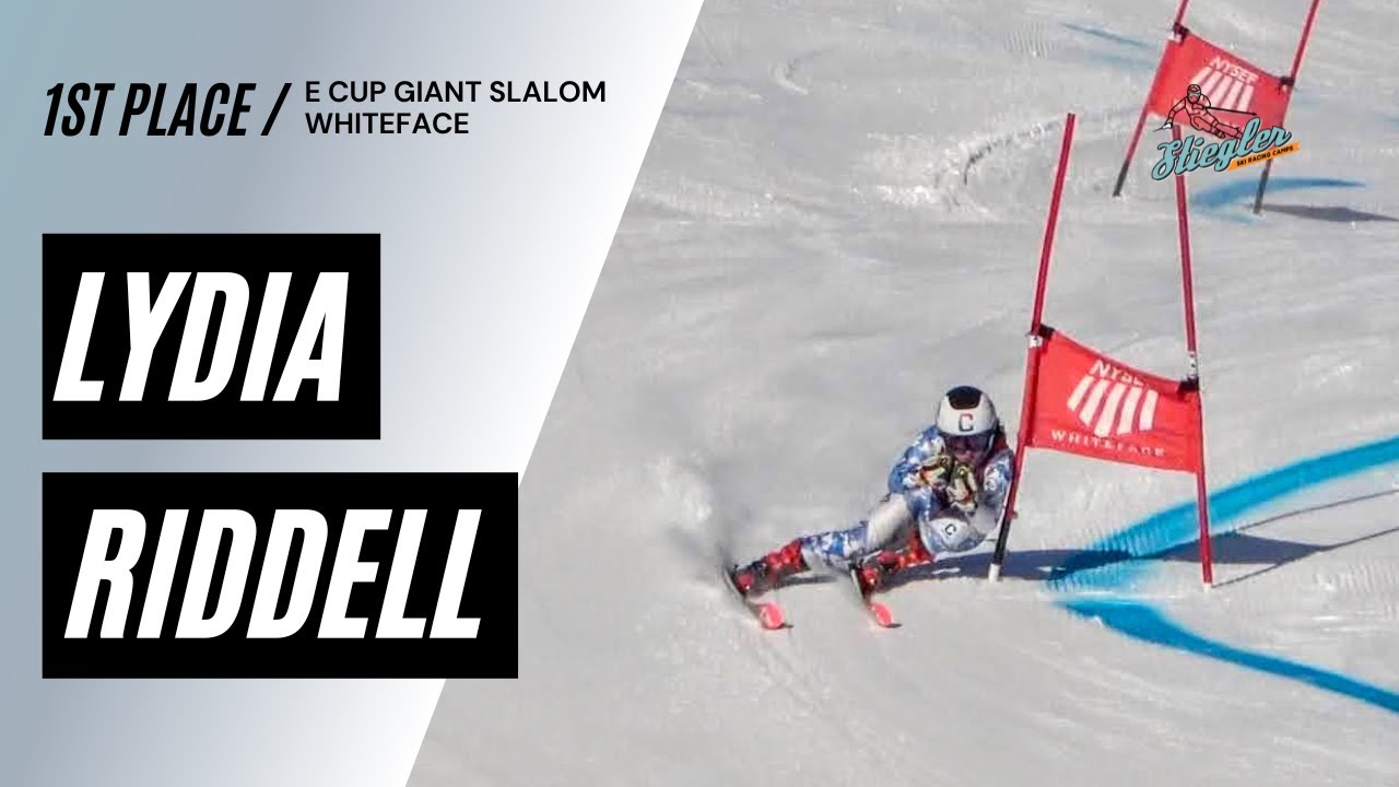 Lydia Riddell E Cup GS Whiteface 1/6/25 - YouTube