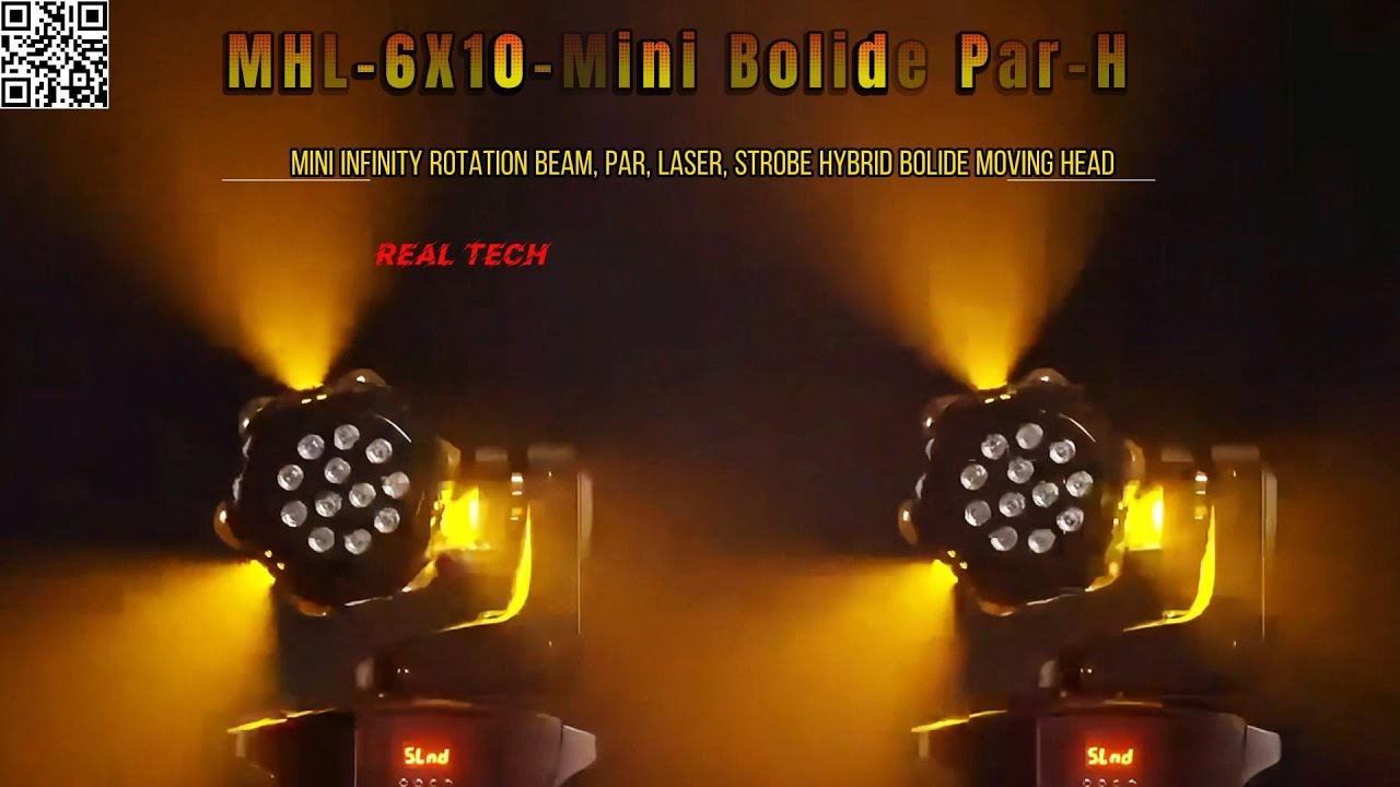Mini Infinity Rotation Beam, Par, Laser, Strobe Hybrid Bolide Moving ...