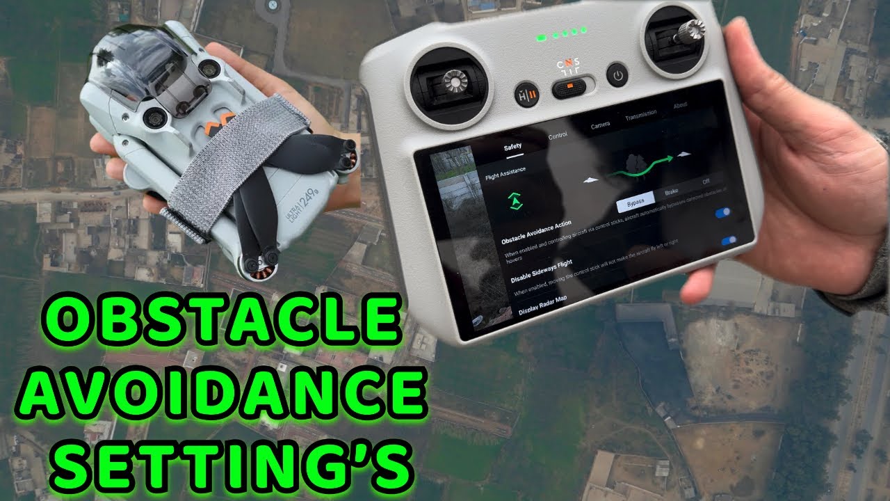 DJI Mini 3 Pro | DJI Mini 3 Pro Obstacle Avoidance Test | DJI Tutorial ...