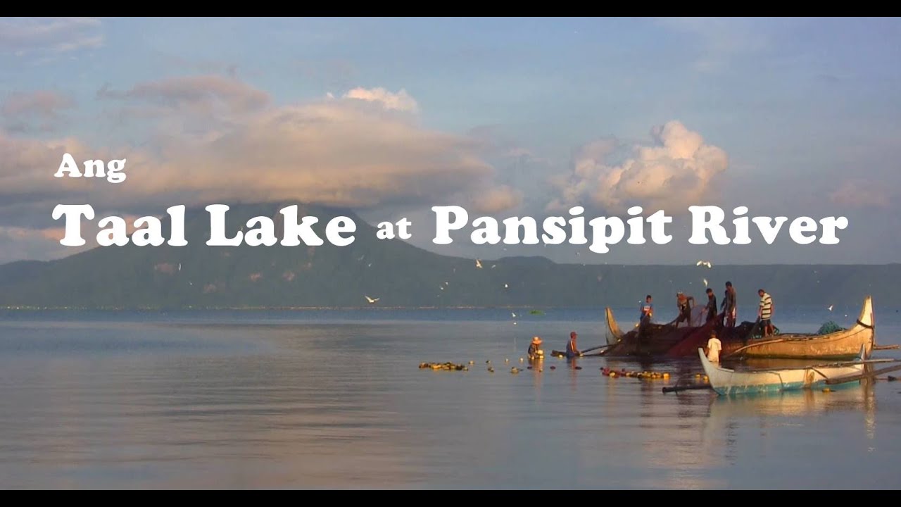 Taal lake at Pansipit River - YouTube