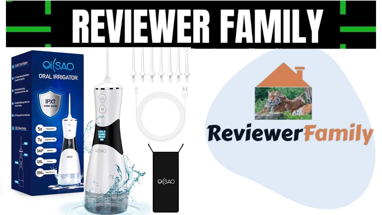 Cordless Advanced Water Dental Flosser For Teeth, OILSAO 5 Modes ...