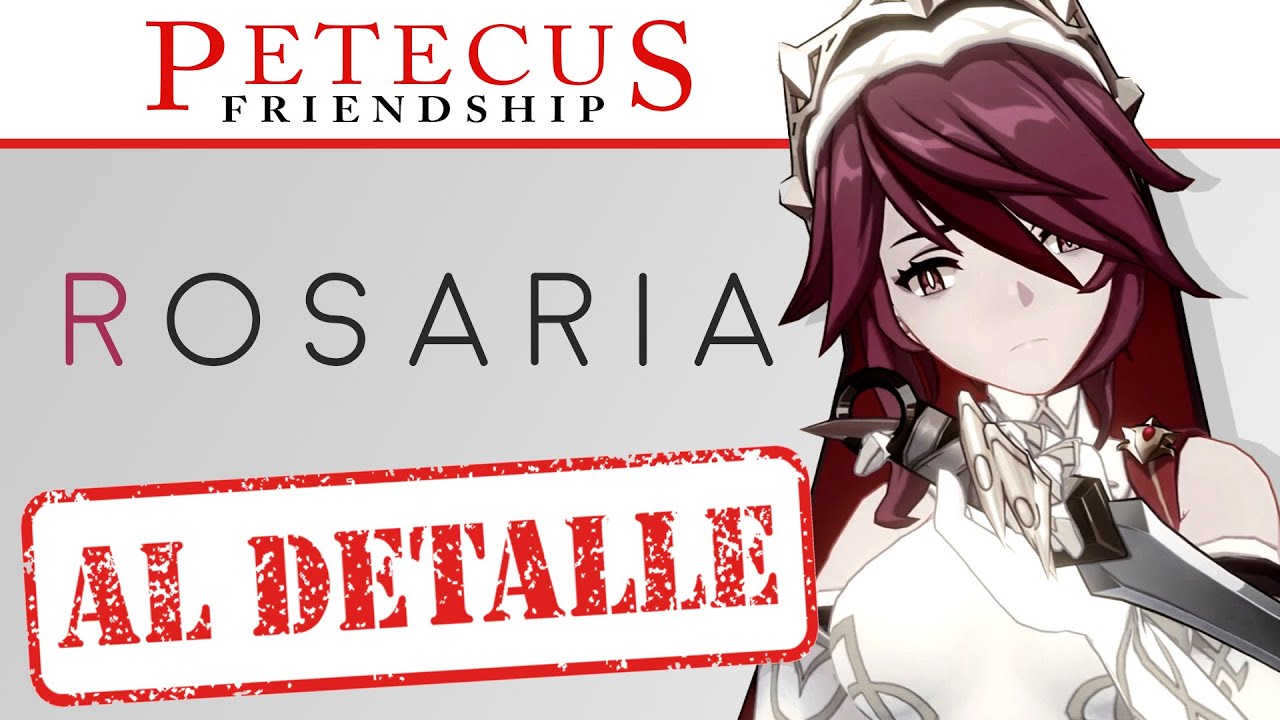 ROSARIA BUILD - Guía completa - GENSHIN IMPACT - YouTube