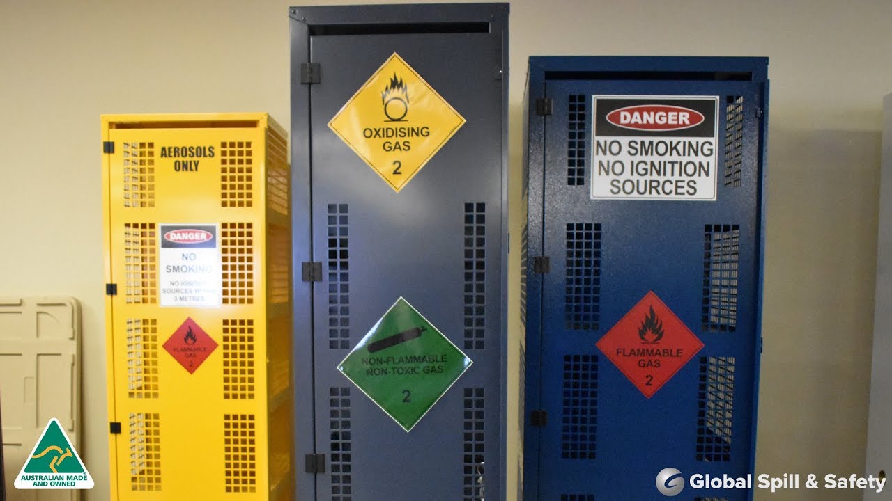 High pressure gas cages - Global Spill & Safety - YouTube