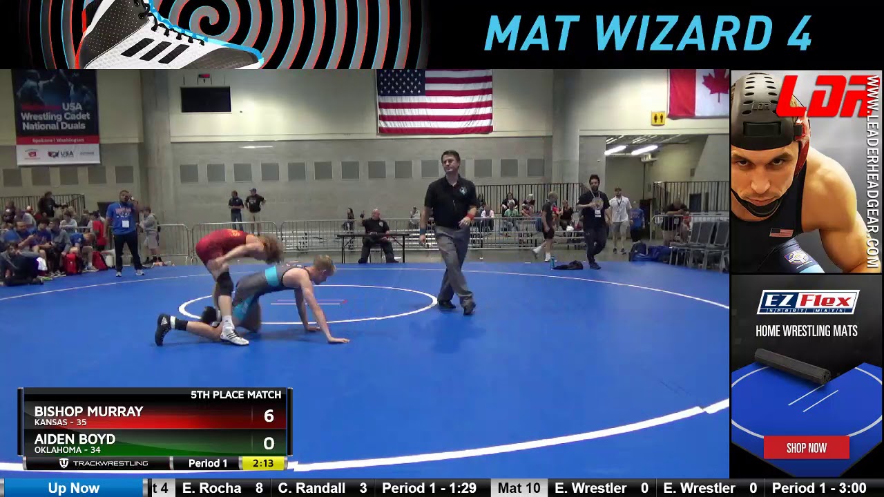 Mat 3 106 Bishop Murray Kansas Vs Aiden Boyd Oklahoma - YouTube