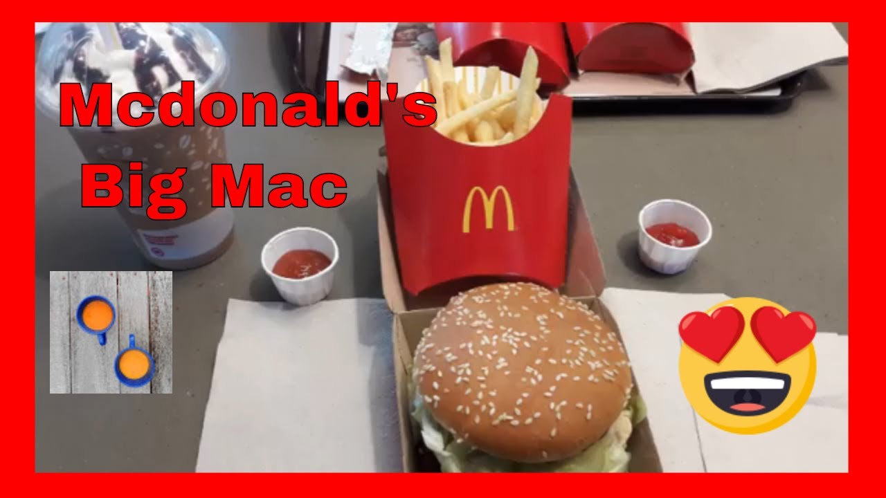 Macdonald's Big Mac | Amazing | College Station | Texas | #PopularFood ...