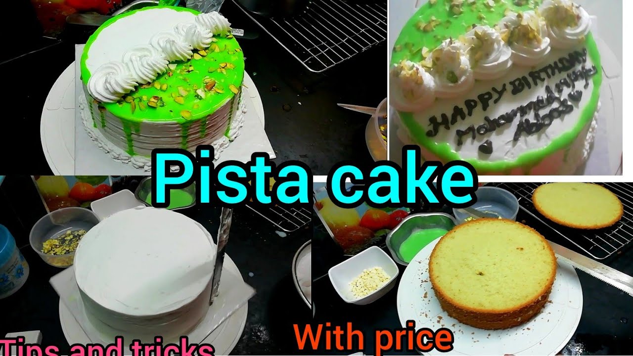 Pista cake in tamil /pista cake designs /How to make Pista cake at home ...