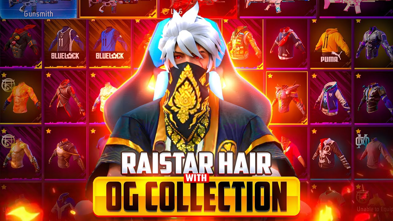 Raistar Hair With OG Collection - Free Fire | MYT - YouTube