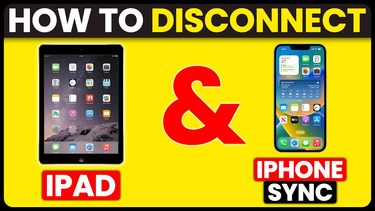 How To Disconnect iPad And iPhone Sync (How To Unlink/Unsync iPad And iPhone) - YouTube