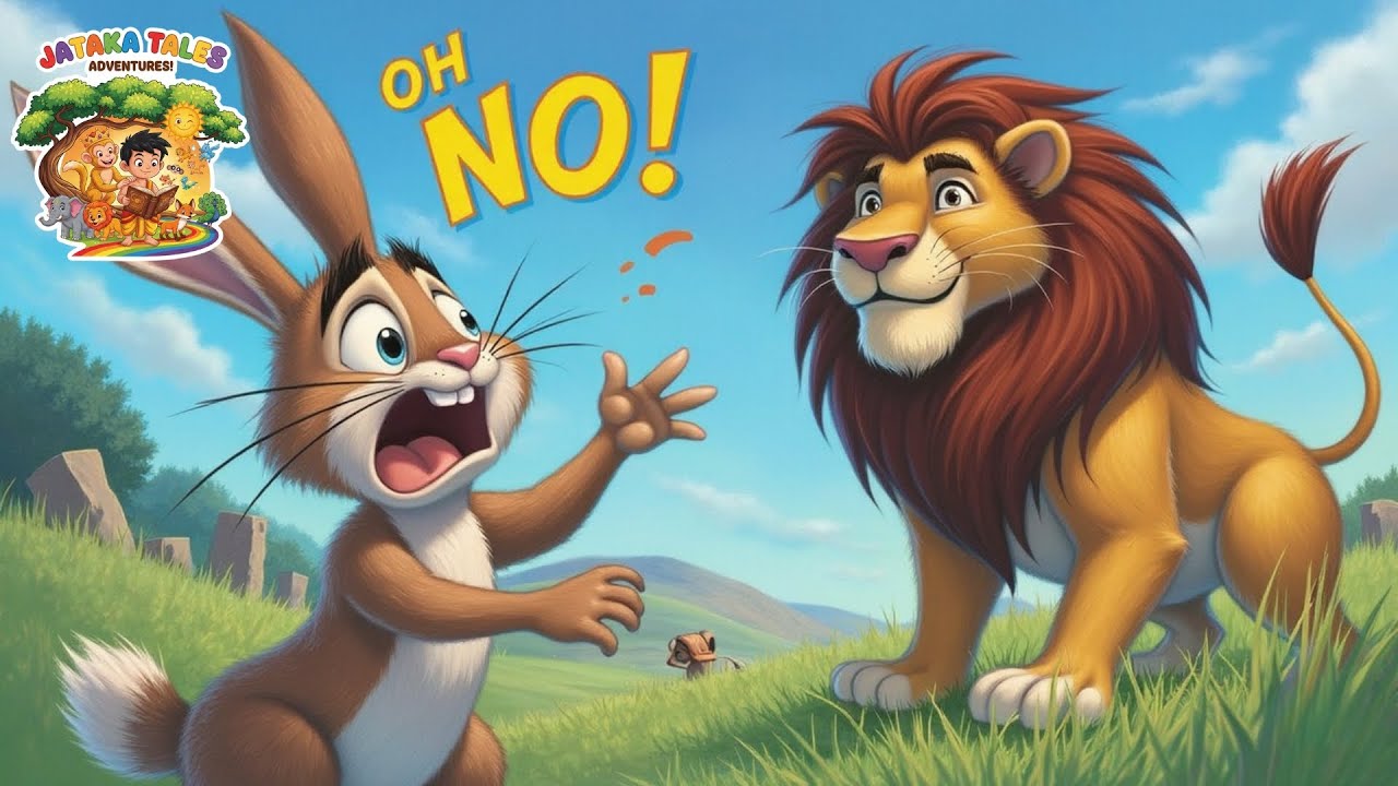 The Rabbit and The Roar 🐰 | Jataka Tales | Moral Stories for Kids about ...