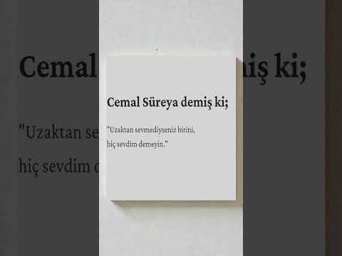 Cemal Süreyya |en güzel şiirler | #music #ytdayibenionecikarnolur #fotoğraf #sevgi  #anlamlısözler