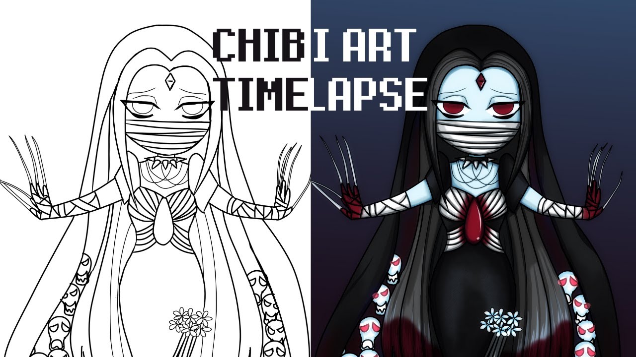 Hera Chibi Art Timelapse 2021 Youtube