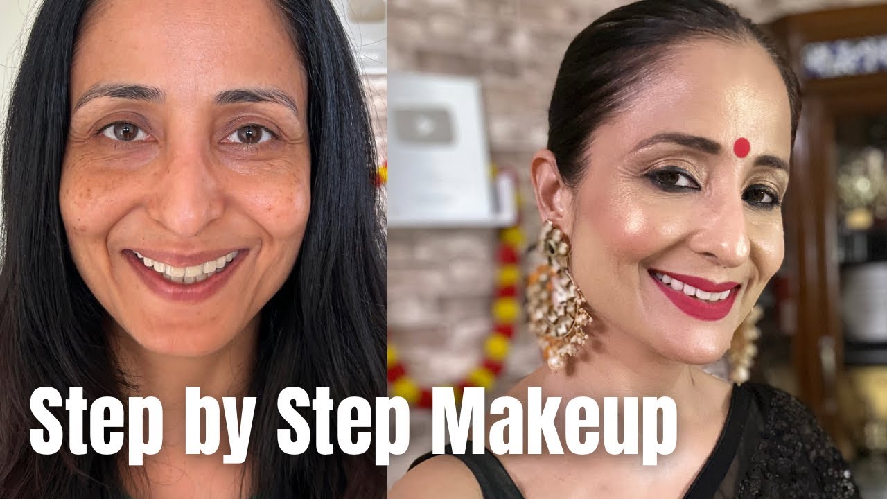 STEP BY STEP MAKEUP TUTORIAL 4 BEGINNERS | EASIEST EYESHADOW LOOK ...