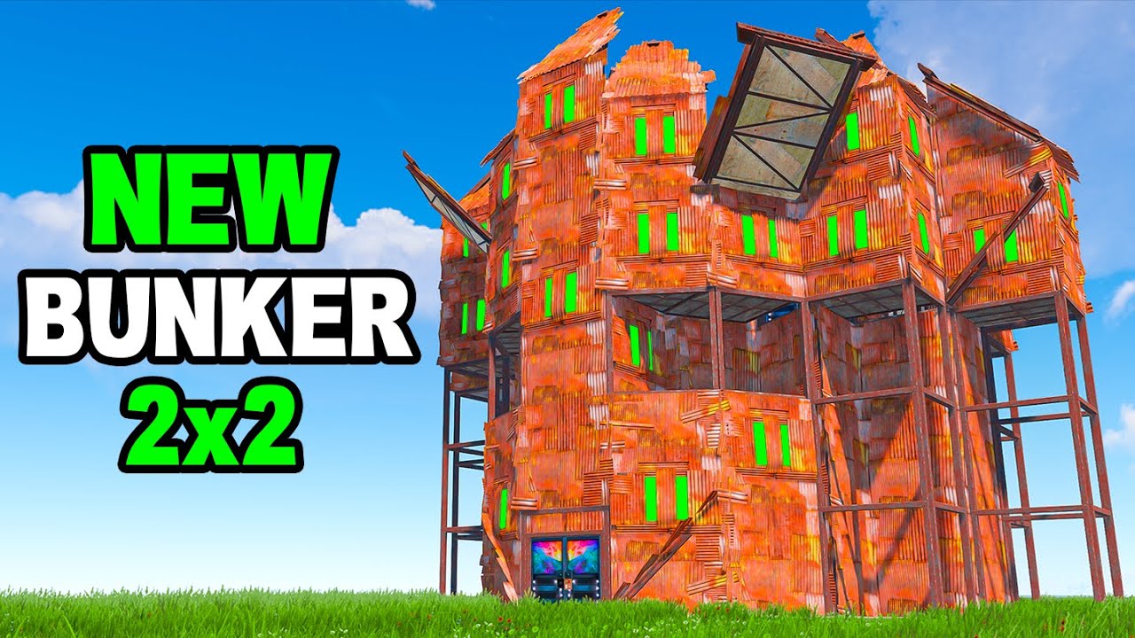 New Bunker Method 2x2 Rust Base Design 2024 Youtube